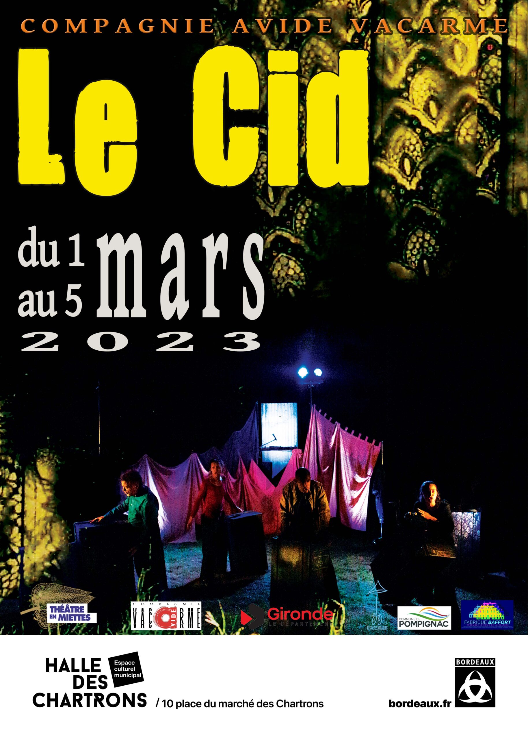 Le Cid à La Halle des Chartrons – Compagnie Avide Vacarme